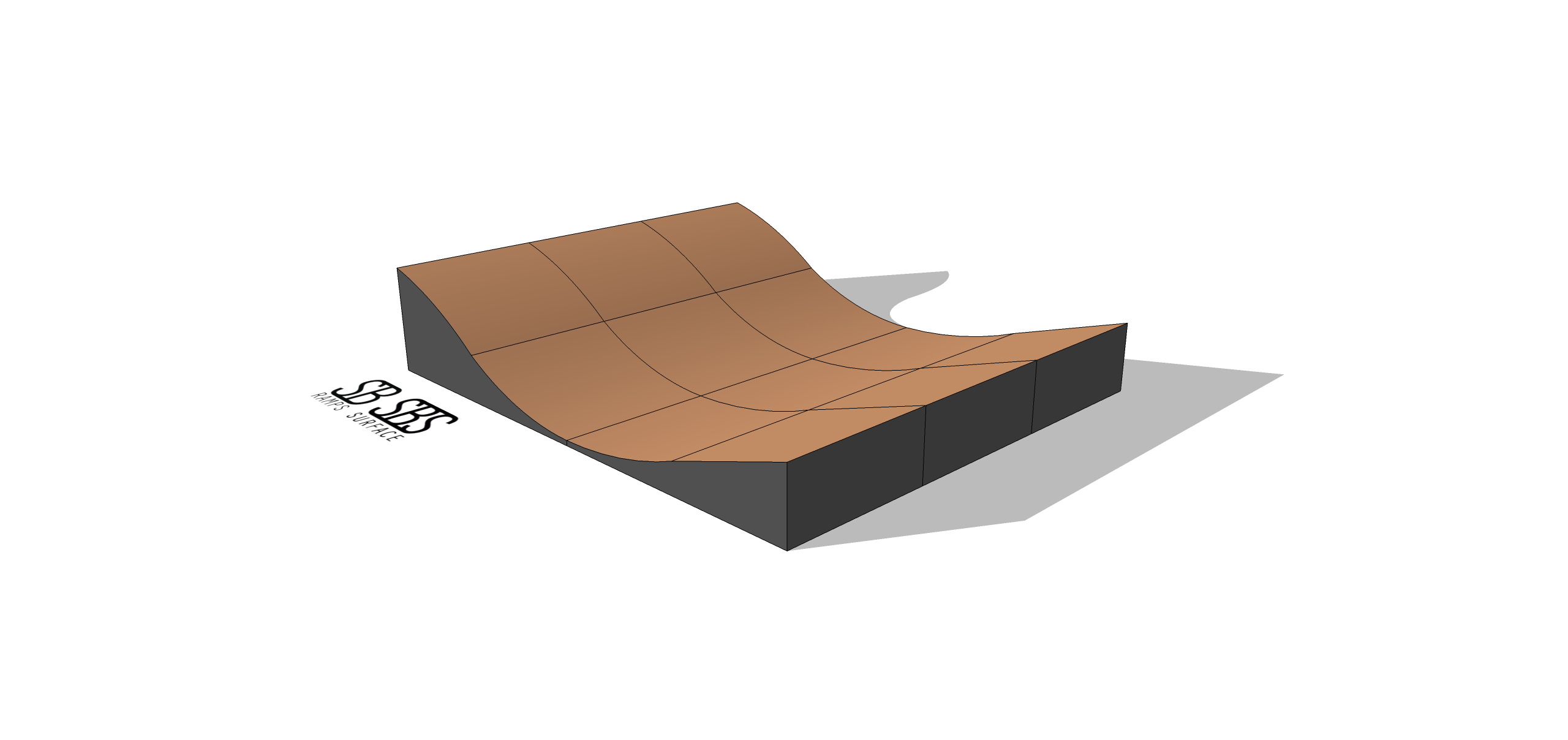 SURFSKATE WAVERAMP 3 MÓDULOS (WATERPROOF) – SB RAMPS